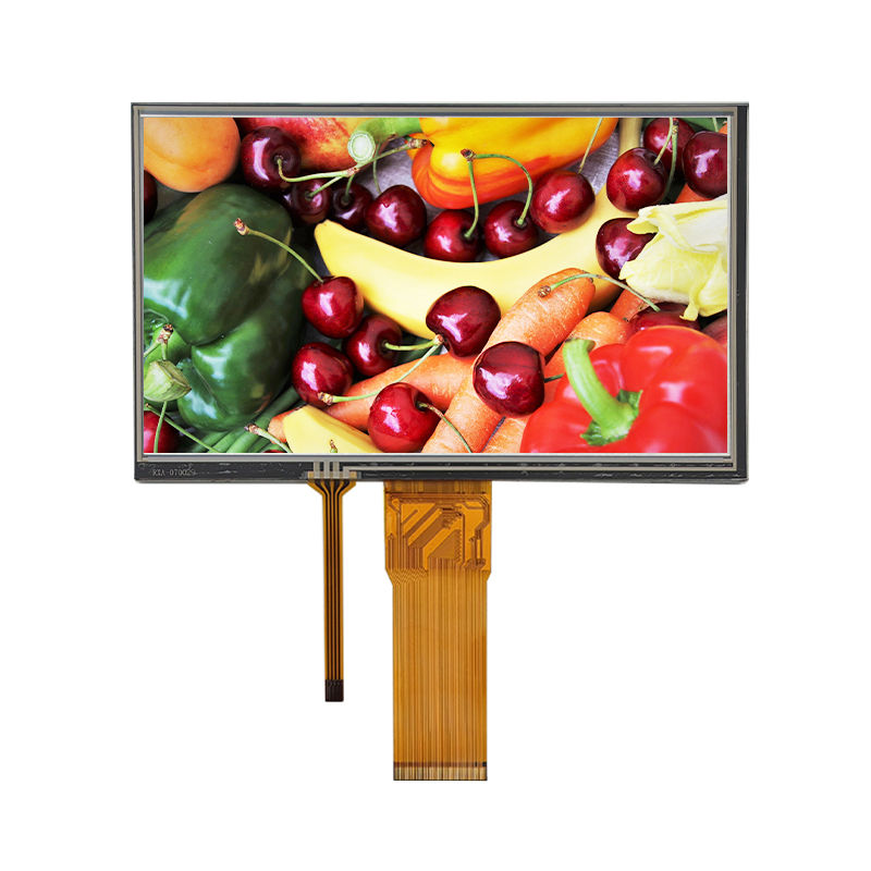 شاشة LCD TFT ذات 50 دبوس RGB 7 بوصة مع شاشة لمسة مقاومة بدقة 1024 × 600