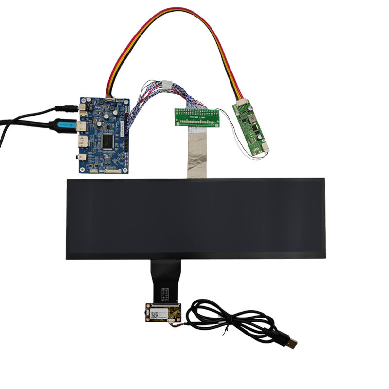 จอ LCD TFT ขนาด 14.5 นิ้ว IPS HDMI LCD Display ชุดบอร์ดขับเสริม 2560x720