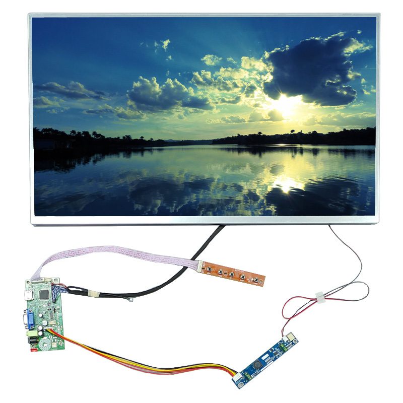 24 23.8 pulgadas 30 PIN LVDS LCD Display 500 Nits TFT LCD con tablero ...